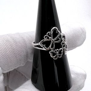 Jewelry | 925 Sterling Silver Butterfly Ring | Poshmark